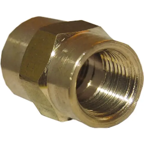 Lasco 17-9223 1/4 In. FPT x 1/4 In. FPT Yellow Brass Coupling Buy Now