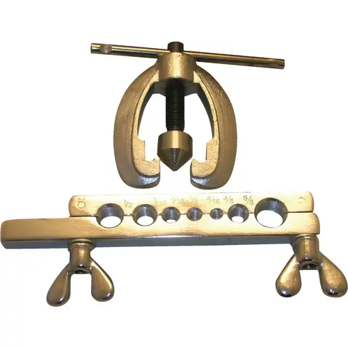 Lasco 13-2807 SAE 45 Flare T-handle Flaring Tool, 3/16 In. to 5/8 In ...