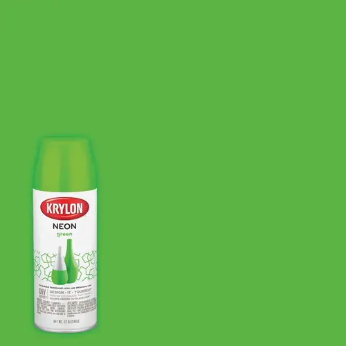 KRYLON K09073007 12 Oz. Neon Green Spray Paint Buy Now