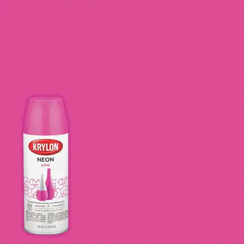 KRYLON K09071007 12 Oz. Neon Pink Spray Paint Buy Now