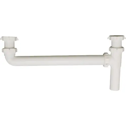 Do it Best DIB925W 1-1/2 In. x 16 In. White Polypropylene End Outlet ...