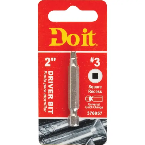 Do it 306001DB #3 Square Recess 2 In. Power Screwdriver Bit Buy Now