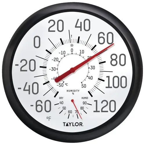 TAYLOR 6712N Fahrenheit & Celsius Analog -60 To 120 F, -50 to 50 C ...