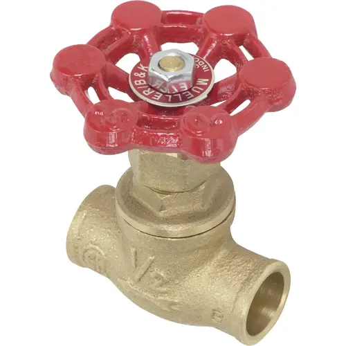 PROLINE 105-503NL 1/2 In. SWT x 1/2 In. SWT Brass Stop Valve Buy Now