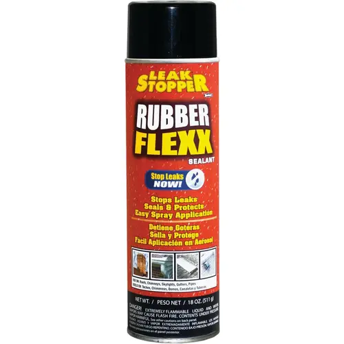 Black Jack 0316-GA Leak Stopper 18 Oz. Black Rubber Flexx Spray Sealant ...