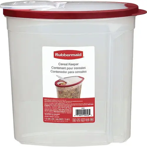 Rubbermaid 2184347 Flex&Seal 1.5 Gal. Clear Food Storage Container with ...