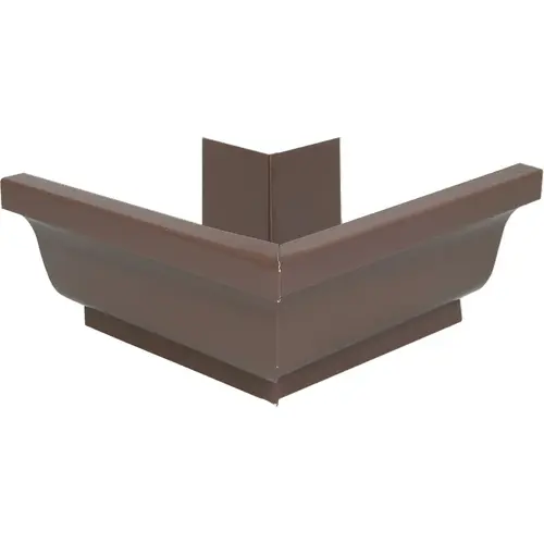 Spectra Metal 5OTMRTB 5 In. Aluminum Brown Mitre Gutter Outside Corner ...