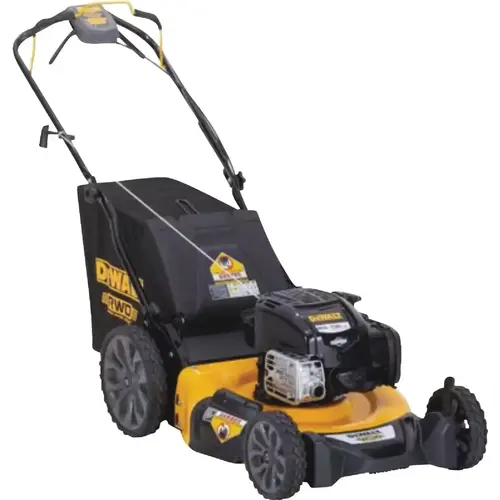 DEWALT 12AVP2RF039 3-in-1 Self-Propelled Gas Lawn Mower, 196cc Engine ...