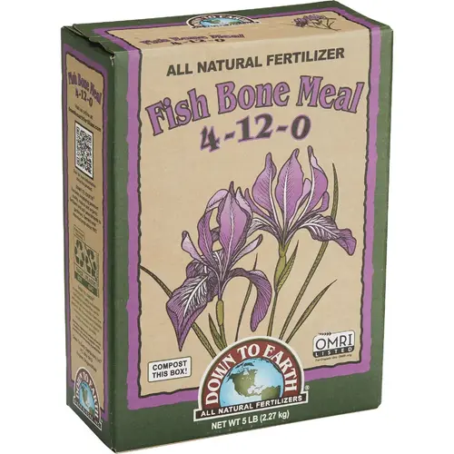 Down to Earth DTE07872 5 Lb. 4-12-0 Fish Bone Meal Buy Now