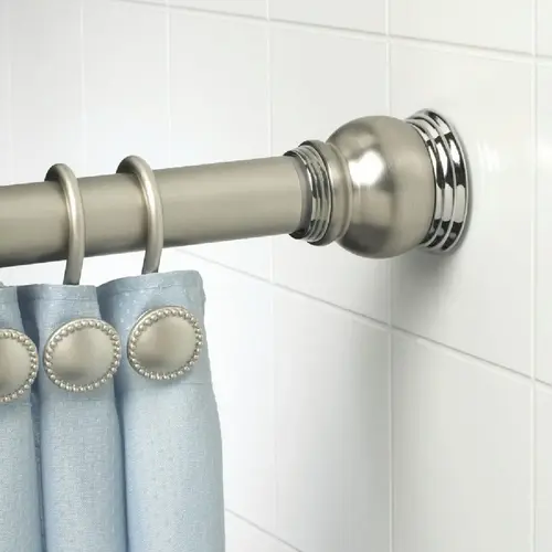 Zenna Home 663ALNS Zenith Straight 72 In. Adjustable Tension Finial ...