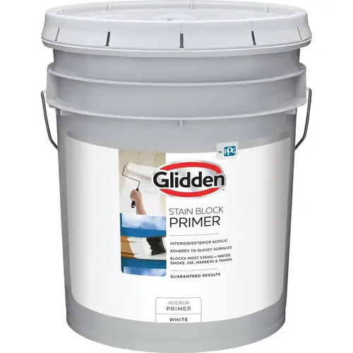 Glidden GLSBIE60WH/05 Stain Block Primer; Interior/Exterior Primer 5 ...