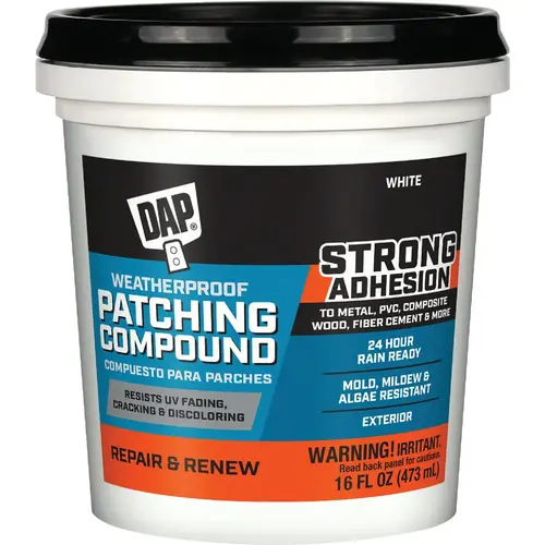 DAP 7079818740 16 Oz. White Weatherproof Patching Compound Buy Now