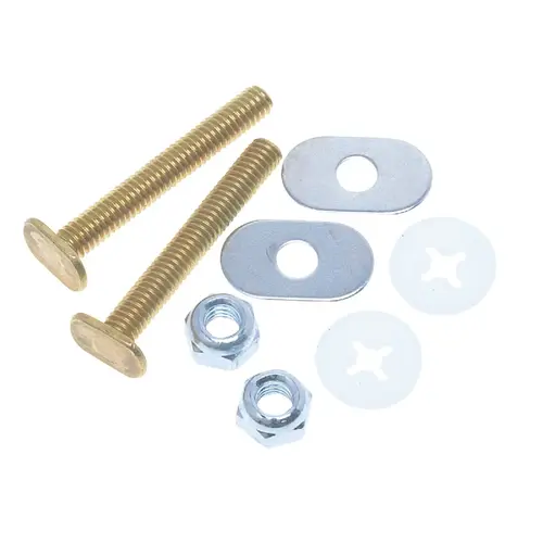 Do it Best 443972 1/4 In. Brass Toilet Bolt Set Buy Now