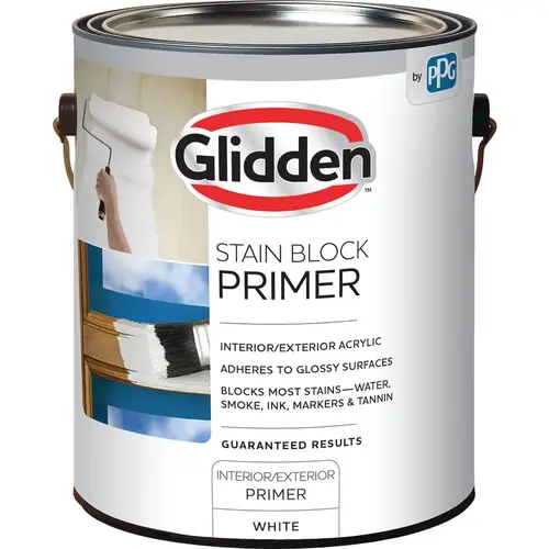 Glidden GLSBIE60WH/01 Stain Block Primer; Interior/Exterior Primer 1 ...
