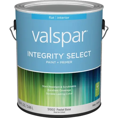 Valspar 028.0051002.007 Integrity Select Paint & Primer Flat Interior ...