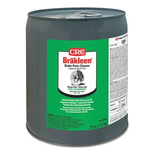 BRAKLEEN 05086 Brake Parts Cleaner, 5 gal Pail, Solvent Odor, Non ...