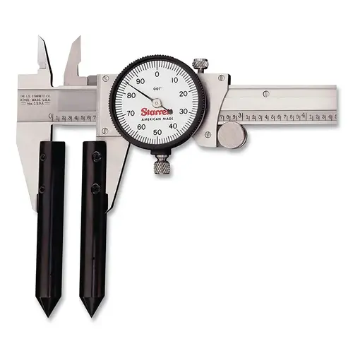 Starrett 64440 Center Distance Attachment for Dial & Electrical Caliper ...
