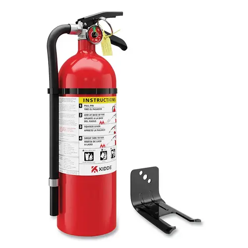 Kidde 21032142 Pro Multi-Purpose Fire Extinguisher, ABC Fire Type, 5 lb ...