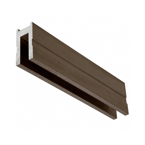 CRL Blumcraft 630DU Dark Bronze Anodized Aluminum 630 Series Sub Rail ...