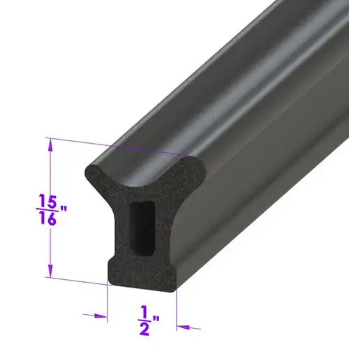 Metro Moulded Parts LP 110-MF T-Top Seal. Sold by the foot Buy Now