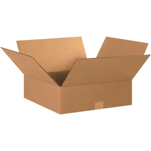 BOX Partners, LLC 15155 Box Partners Flat Corrugated Boxes 15"x15"x5" Kraft Package Of 25 Buy Now