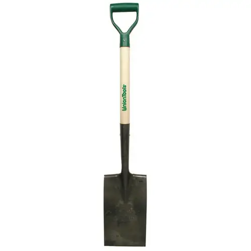 UnionTools 46173 Garden Spade with Poly D-Grip, 12 in L x 7.25 in W ...