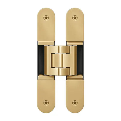 Brixwell QH1A-008 Concealed Hinge, TECTUS TE 340 3D Satin Brass Finish ...