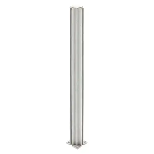 FHC 0D990A243W 24" 3-Way Standard Partition Post - Satin Anodized Buy Now
