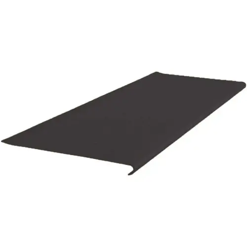 ROPPE 42171P100 Roppe 12 X 3.5 Ft Black Ld Ribbed Vinyl Round Nose ...