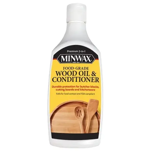 Minwax 47900000 Minwax Food-Grade Oil and Conditioner, Transparent ...