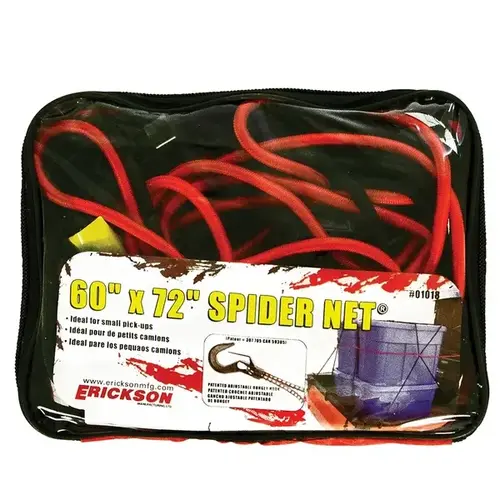Erickson 01018 CARGO SPIDER NET - ADJUSTABLE 60" x 72" - 12 HOOK Buy Now
