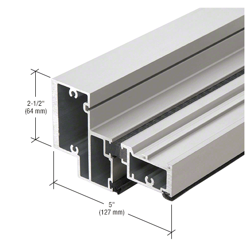 CRL-U.S. Aluminum BT86711 Transom Header Bar for Surface Closers ...