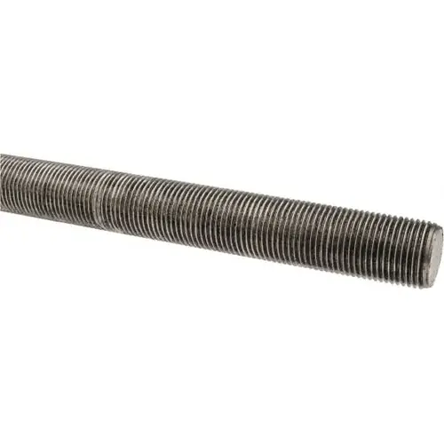 MSC 45529 Threaded Rod: 3/4-16, 3 ft Long, Stainless Steel, Grade 304 ...
