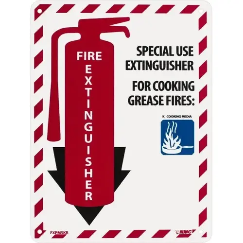 Accuform FXPMSKR Fire Sign: "Fire Extinguisher - Special Use ...