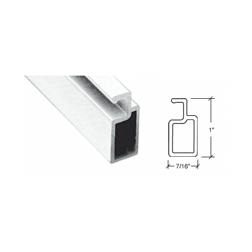 CRL WSF18XW White 1" x 7/16" Heavy Wall Extruded Screen Frame 144 ...