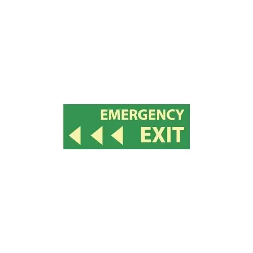Accuform GL301P Emergency Exit, Pressure Sensitive Vinyl Exit Sign Buy Now