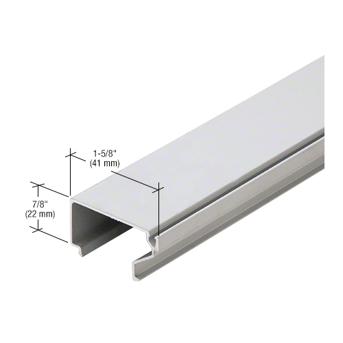 CRL-U.S. Aluminum M40311 Horizontal Glass Stop for 4" Mullions, Clear ...