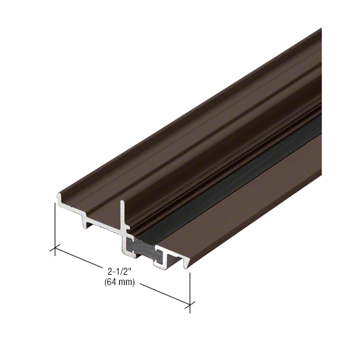 CRL-U.S. Aluminum BT84722 Door Stop Insert, Thermally Improved, Dark ...