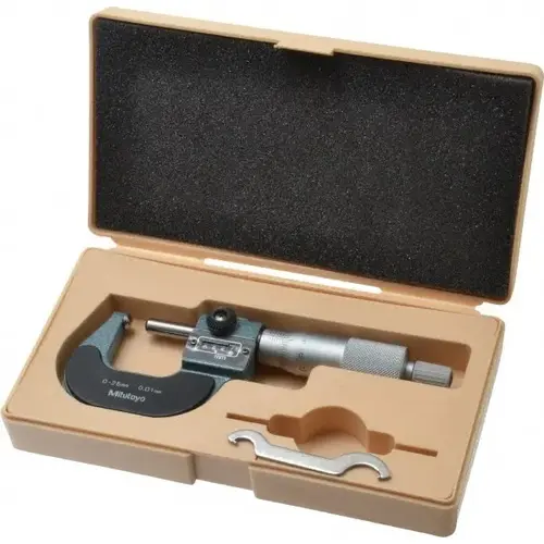 MITUTOYO 295-215 25mm Max Measurement, 0.01mm Graduation, Spherical ...