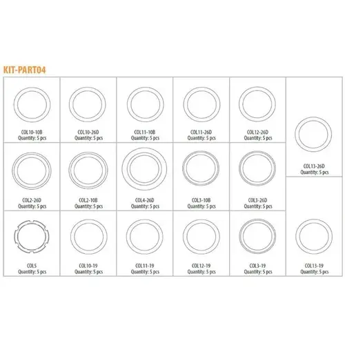 GMS KIT-PART04A Cylinder Collar Kit Buy Now