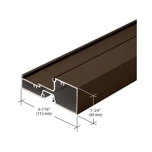 CRL-U.S. Aluminum JH46322 Intermediate Horizontal Mullion, Bronze Black ...