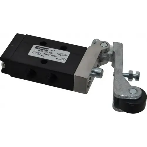 Parker 414211000 Mechanically Operated Valve: 3-Way & 2-Position ...