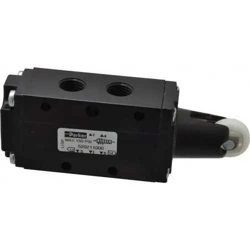 Parker 520211000 Mechanically Operated Valve: 4-Way & 2-Position ...
