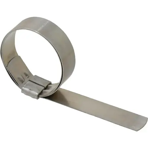 Band-It JS2279 2" ID, Grade 201, Stainless Steel Preformed J-Type Clamp ...