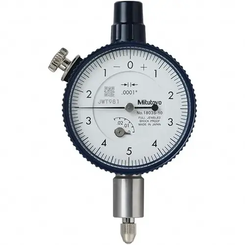 MITUTOYO 1803AB-10 Dial Drop Indicator: 0 to 0.025" Range, 0-5-0 Dial ...