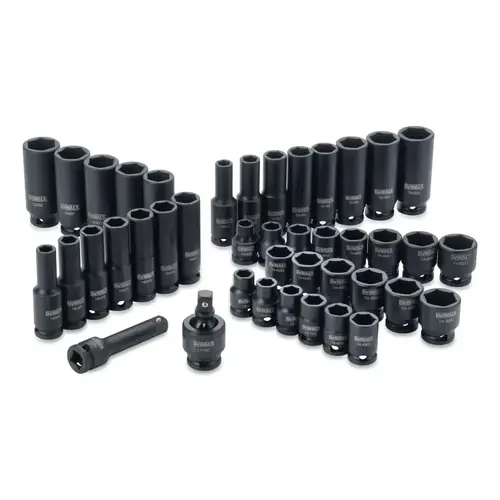 DEWALT DWMT19248 Impact Socket Set, 48-Pc, 3/8 in Drive, 6-point, Combination Buy Now