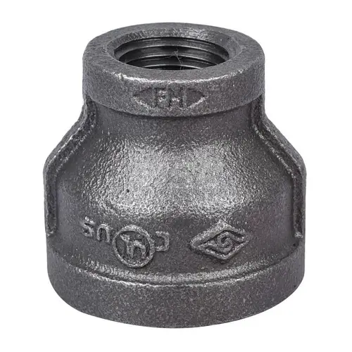 Value Collection B240 25X15 Black Reducing Coupling: 1 x 1/2", Threaded ...