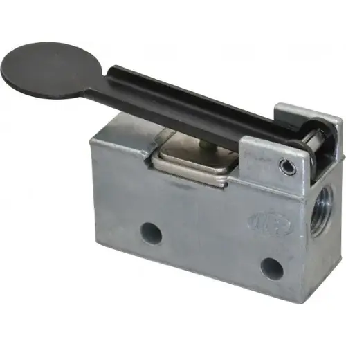 Ingersoll-Rand 201-C Mechanically Operated Valve: 3-Way, Fingertip ...