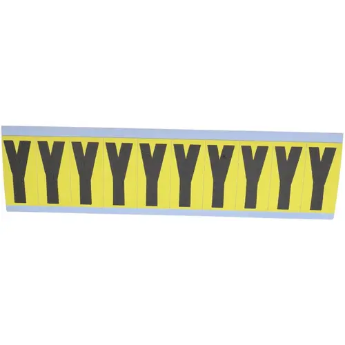 STRANCO SB5-Y Number & Letter Label: "Y", Rectangle, 1" Wide Buy Now
