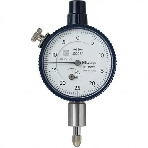 MITUTOYO 1507AB Dial Drop Indicator: 0 to 0.125" Range, 0-25-0 Dial Reading, 0.0005" Graduation ...